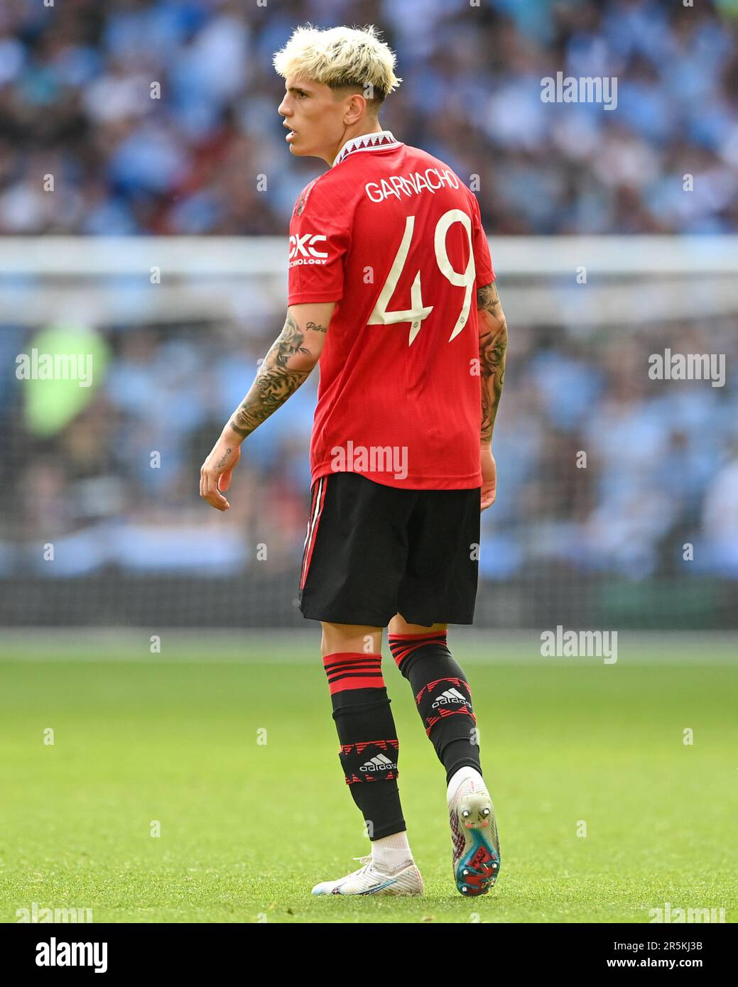 London, UK. 3rd June, 2023. Alejandro Garnacho of Manchester United ...