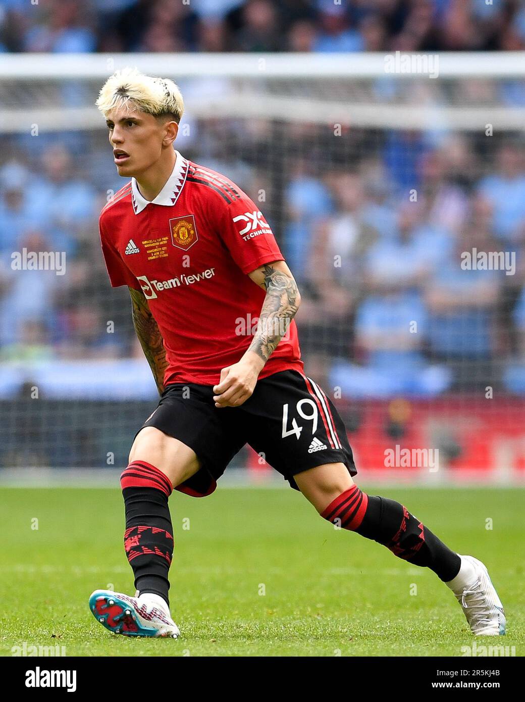 London, UK. 3rd June, 2023. Alejandro Garnacho of Manchester United ...