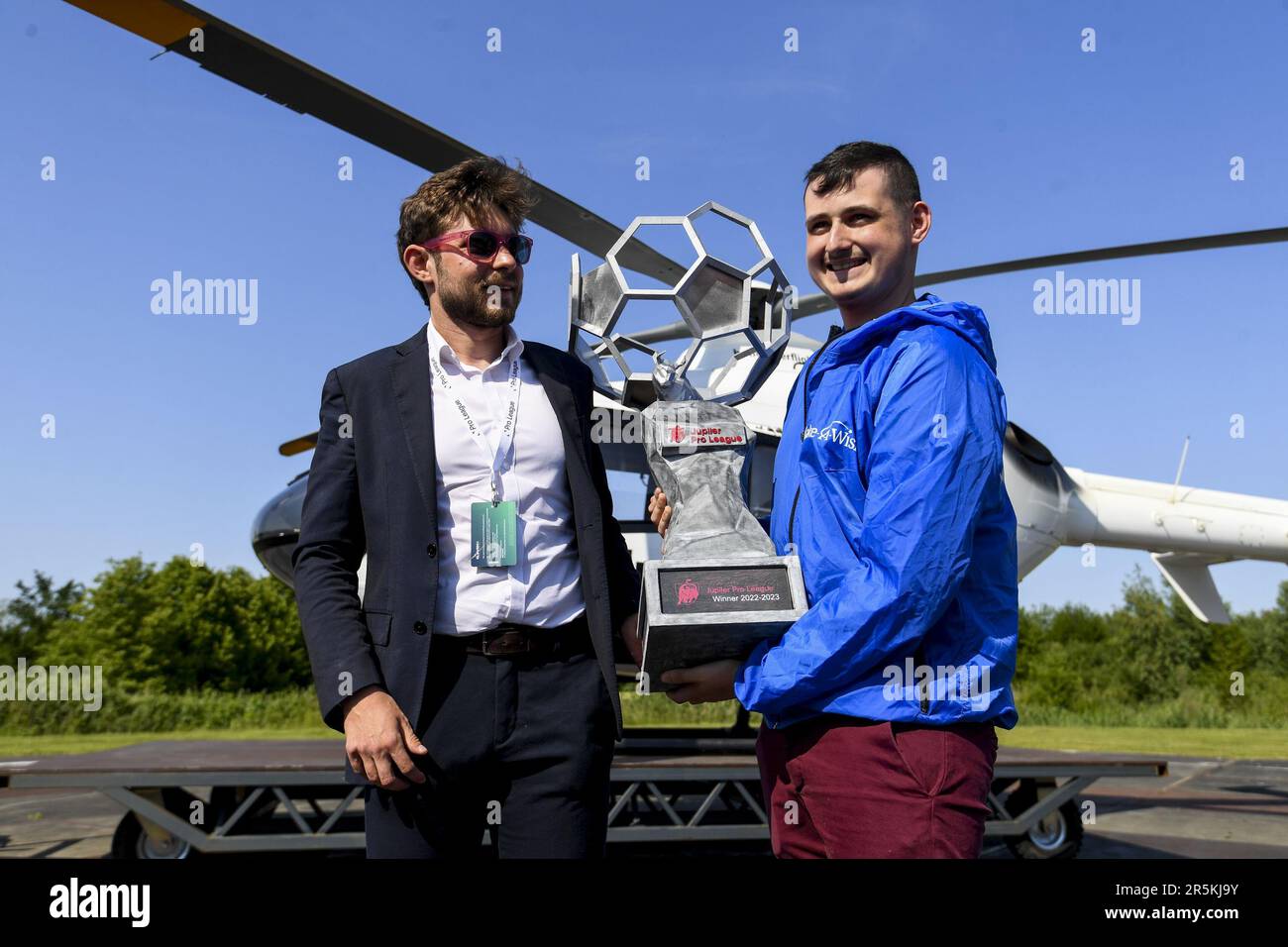 Lint, Belgium. 04th June, 2023. Illustration shows the cup, ready ahead ...