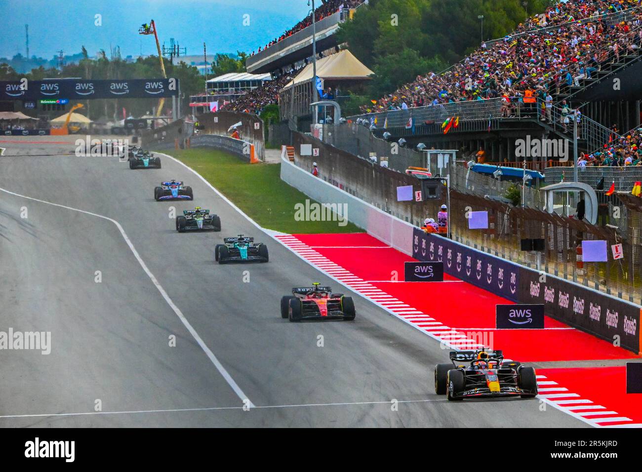 Barcelona, Spain. 04th June, 2023. MAX VERSTAPPEN (1) of Netherlands ...
