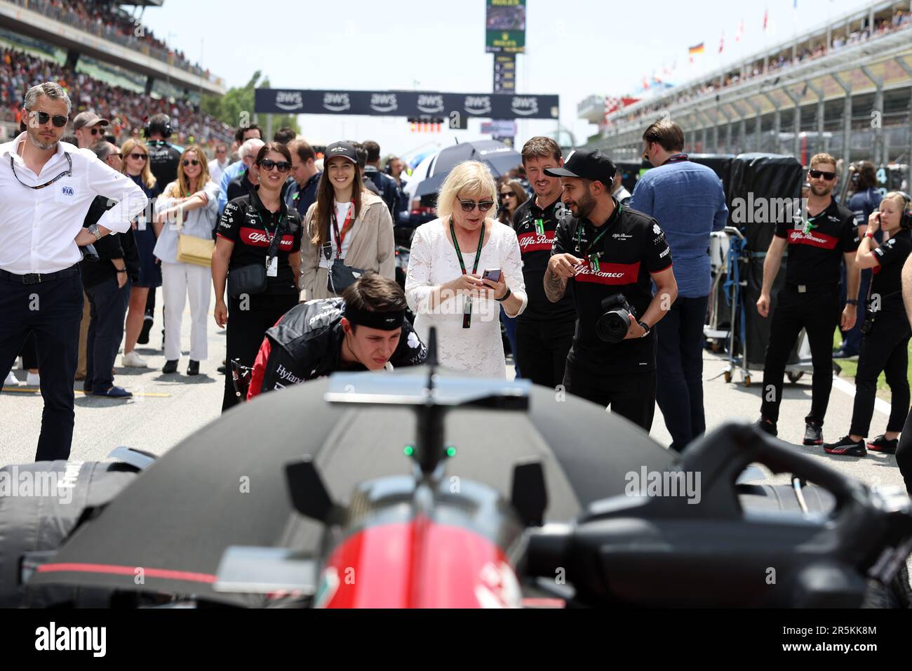 Barcelona, Spain. 04th June, 2023. Marianne Valimaa (FIN) mother of ...