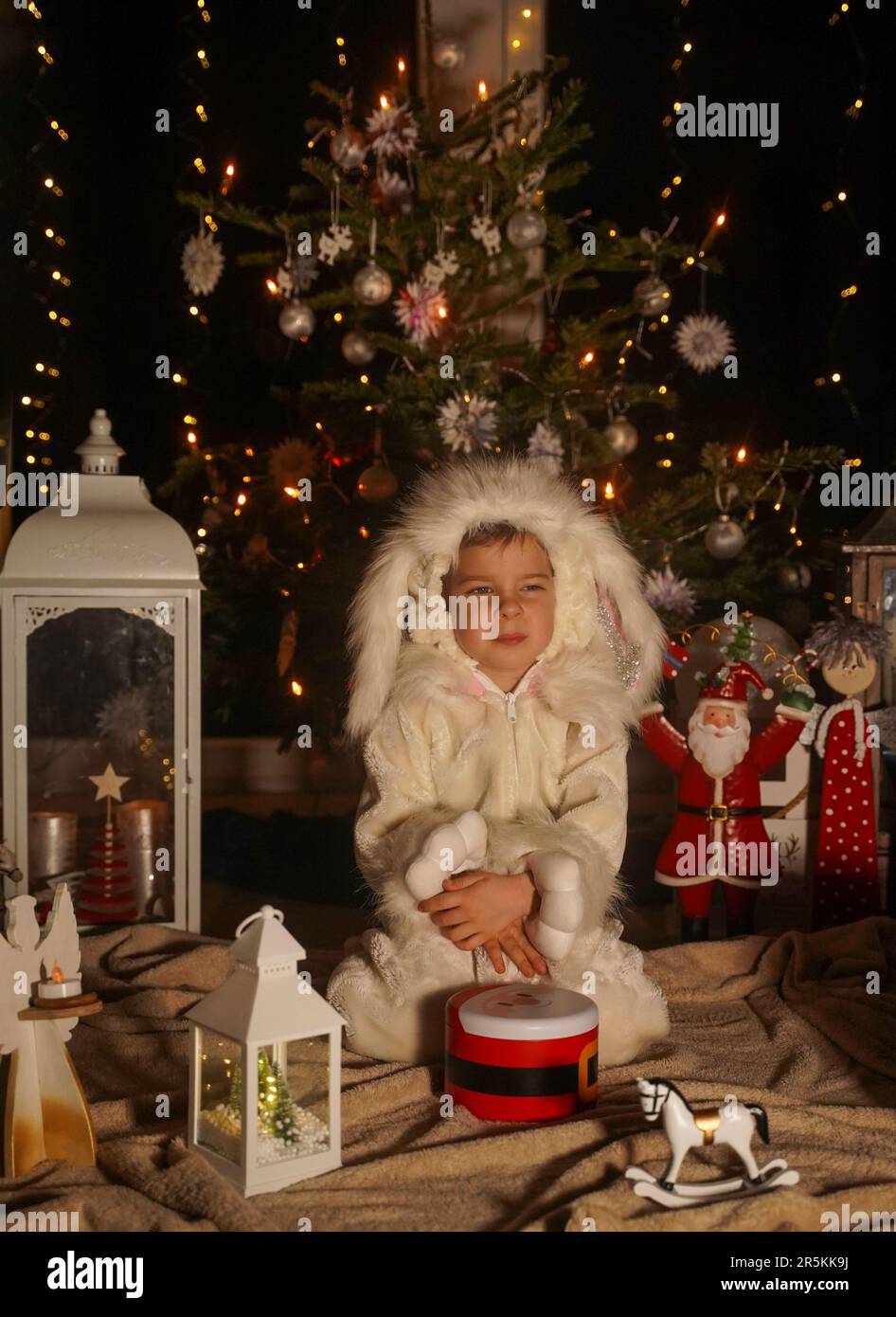 Grumpy boy with present hi-res stock photography and images - Alamy