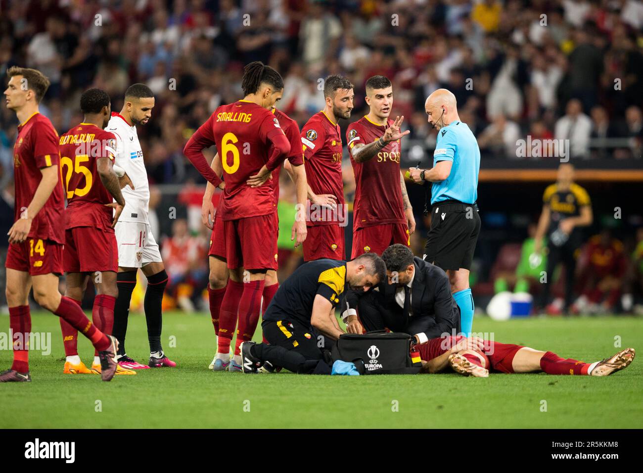 Budapest, Hungary. 31st, May 2023. Referee Anthony Taylor seen with ...