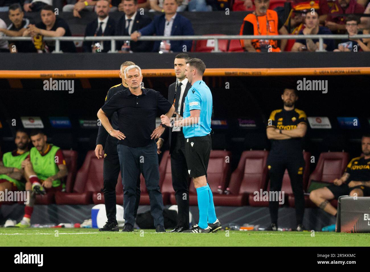 Budapest, Hungary. 31st, May 2023. Head coach Jose Mourinho of AS Roma ...