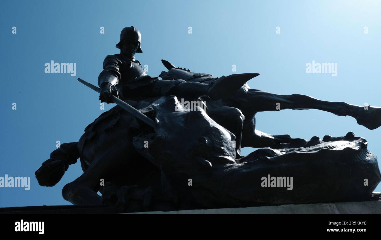 George and the Dragon Stock Photo - Alamy