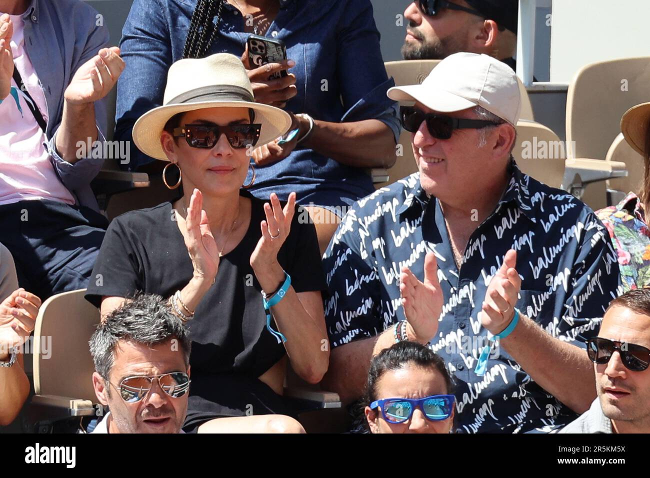 Paris, France. 04th June, 2023. Cristina Cordula, Frederic Cassin in ...
