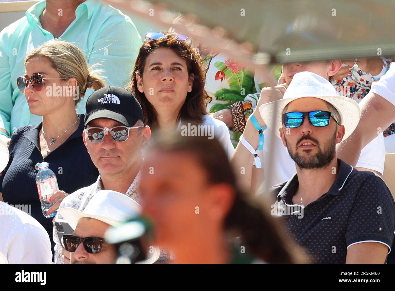Paris, France. 04th June, 2023. Estelle Denis in the stands during ...