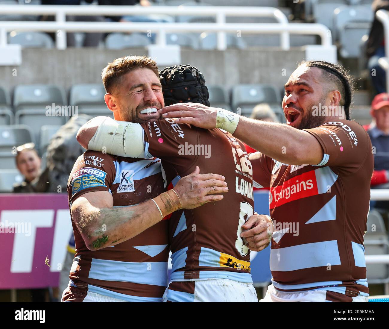 St James Park, Newcastle, UK. 4th June, 2023. Betfred Super League ...