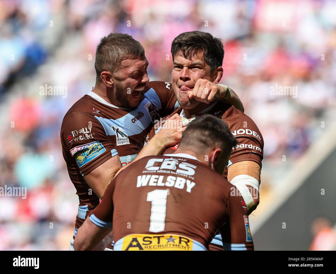 St James Park, Newcastle, UK. 4th June, 2023. Betfred Super League ...