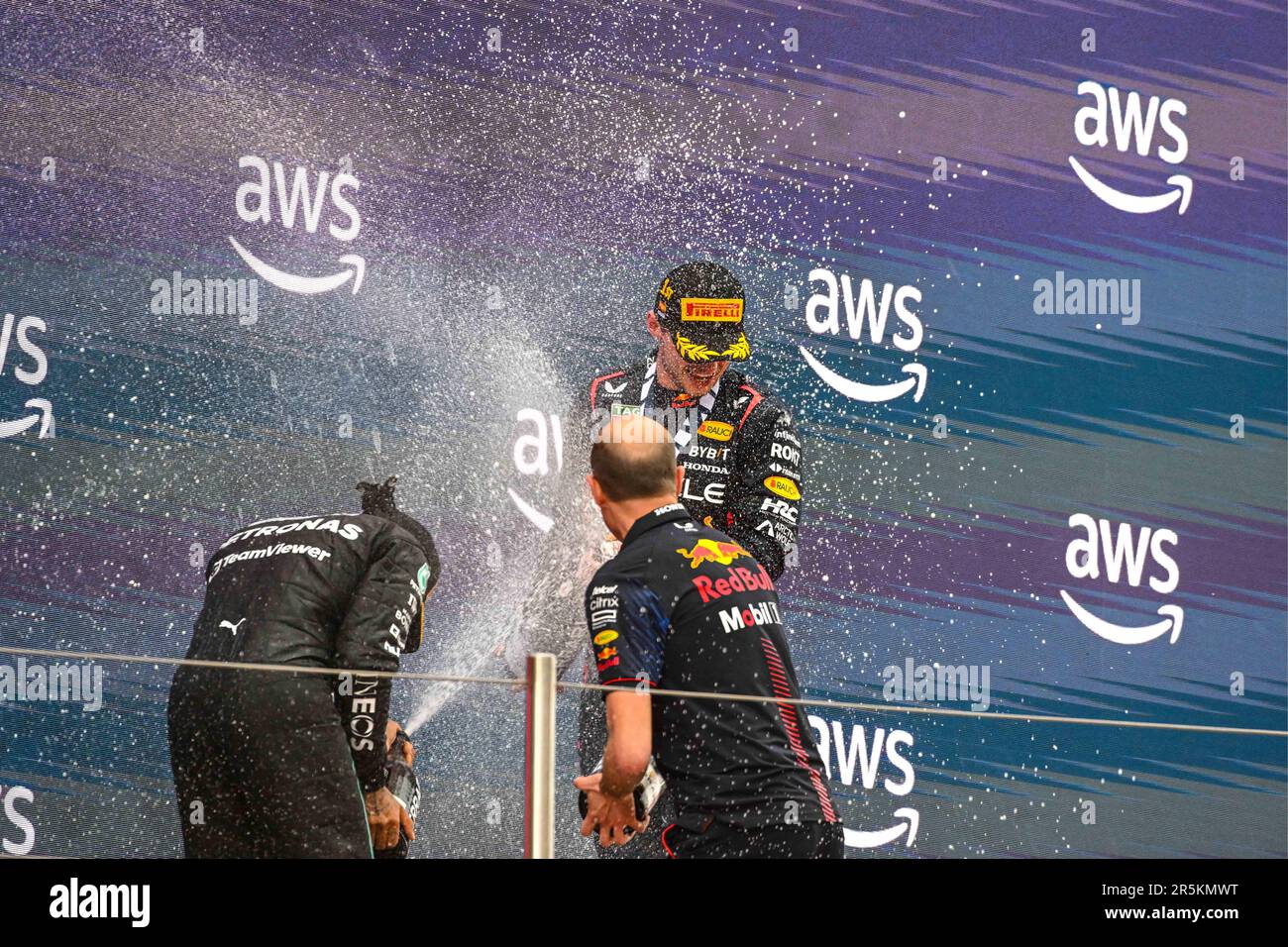 Formula 1 podium hi-res stock photography and images - Alamy