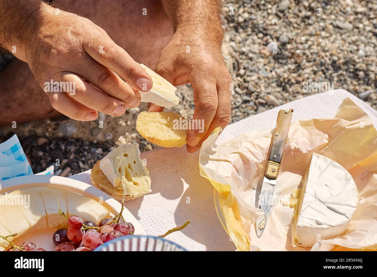 Preparing appetizers hi-res stock photography and images - Alamy