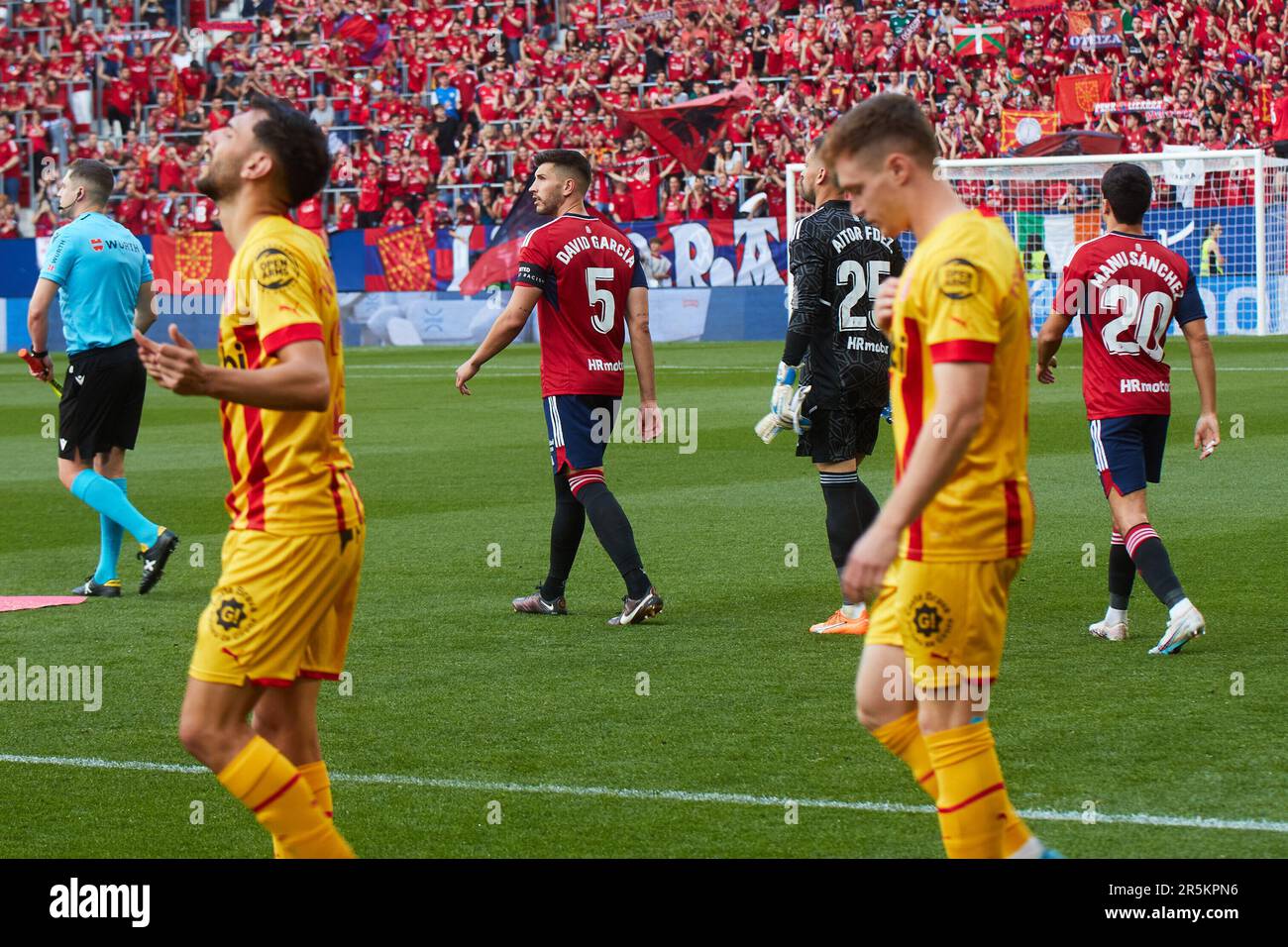 Pamplona, Spain. 4th June 2023. Sports. Football/Soccer.Football match ...
