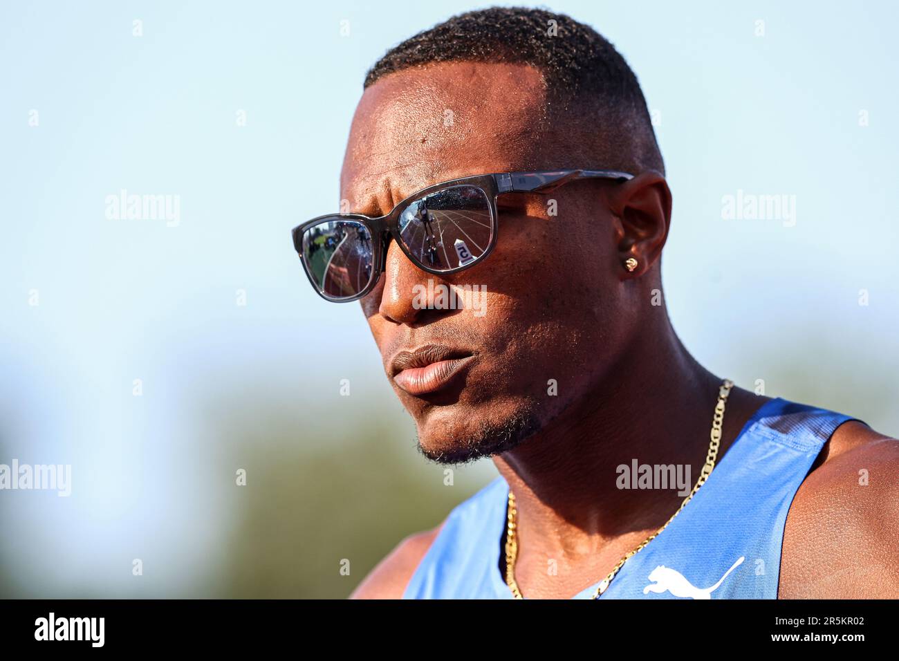 HENGELO - Liemarvin Bonevacia in action during the 400 meters at the ...