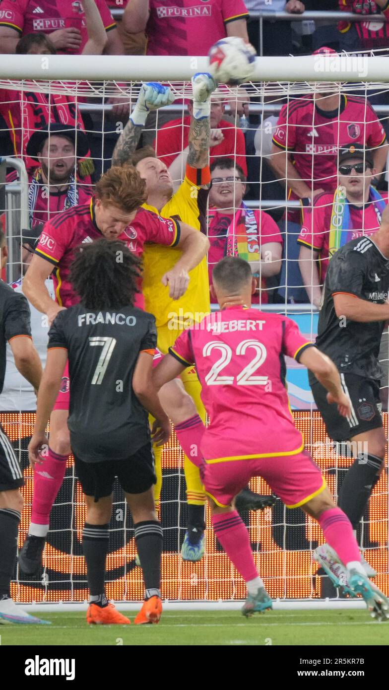 St. Louis, United States. 03rd June, 2023. Houston Dynamo Goal Keeper ...