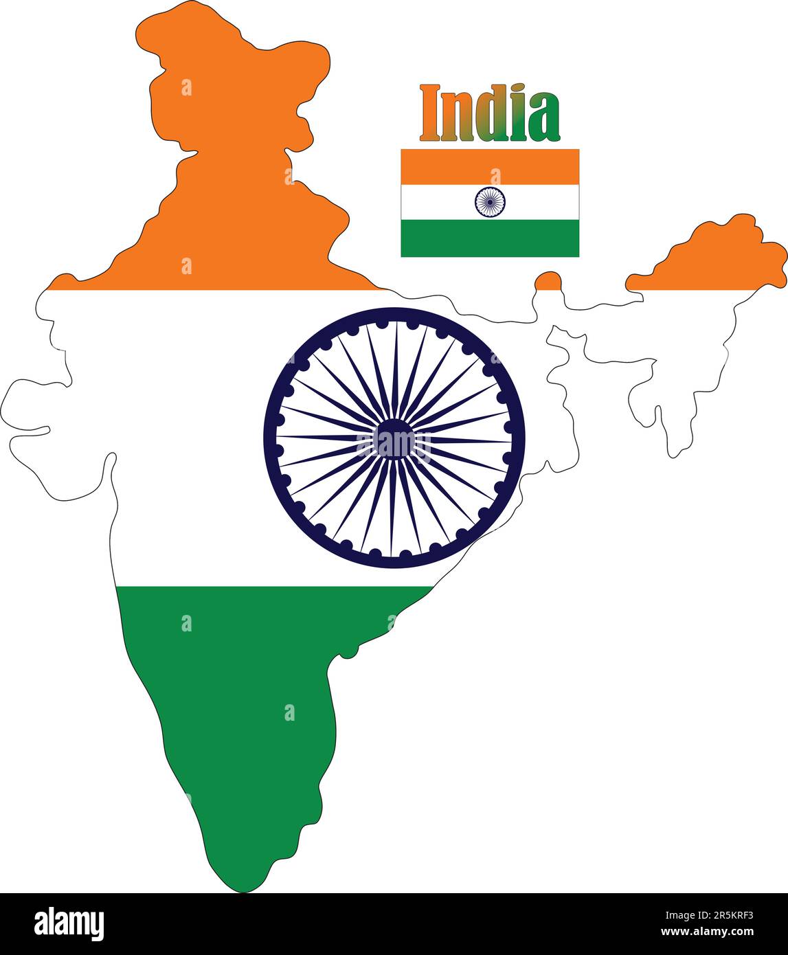 India Map and Flag Stock Vector Image & Art - Alamy India Map and Flag Stock Vector Image & Art - Alamy
