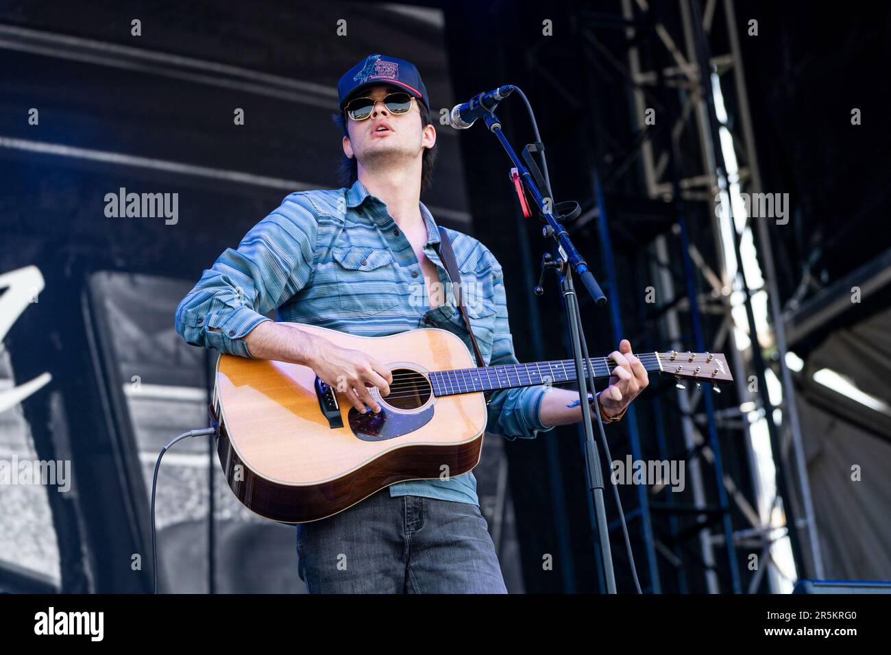 Calder Allen performs at Railbird Music Festival on Sunday, June 4 ...