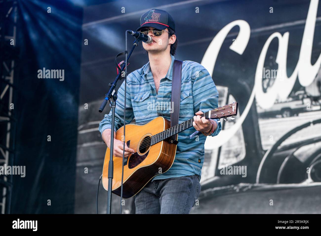 Calder Allen performs at Railbird Music Festival on Sunday, June 4 ...