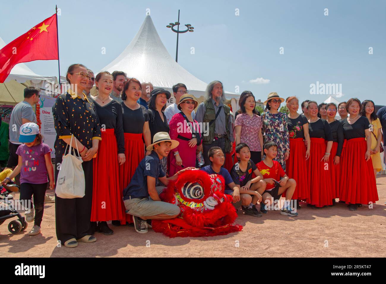 LYON, FRANCE, June 4, 2023 : The consular festivities highlight the ...