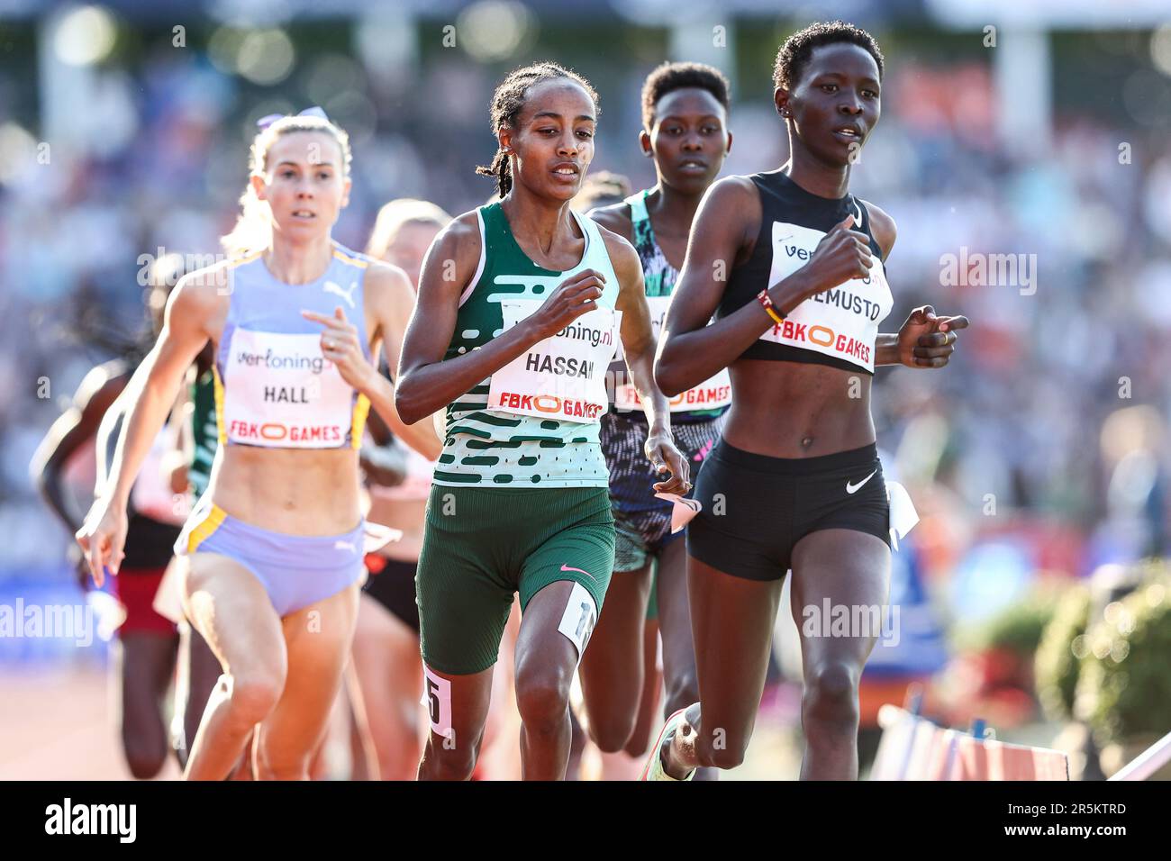 HENGELO - Sifan Hassan in action during the 1500 meters at the 42nd ...