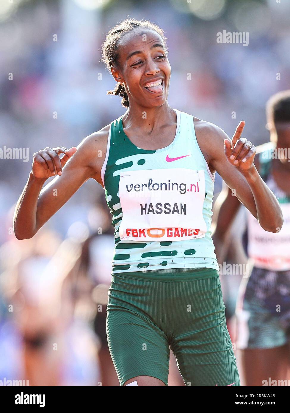 HENGELO - Sifan Hassan in action during the 1500 meters at the 42nd ...