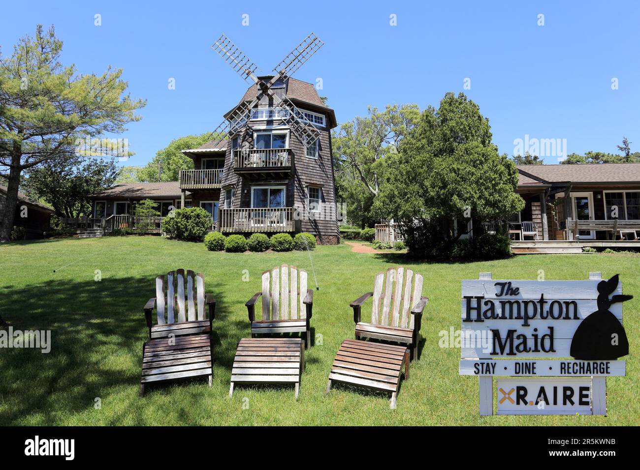 The Hampton Maid Hotel Hampton Bays Long Island New York Stock Photo ...