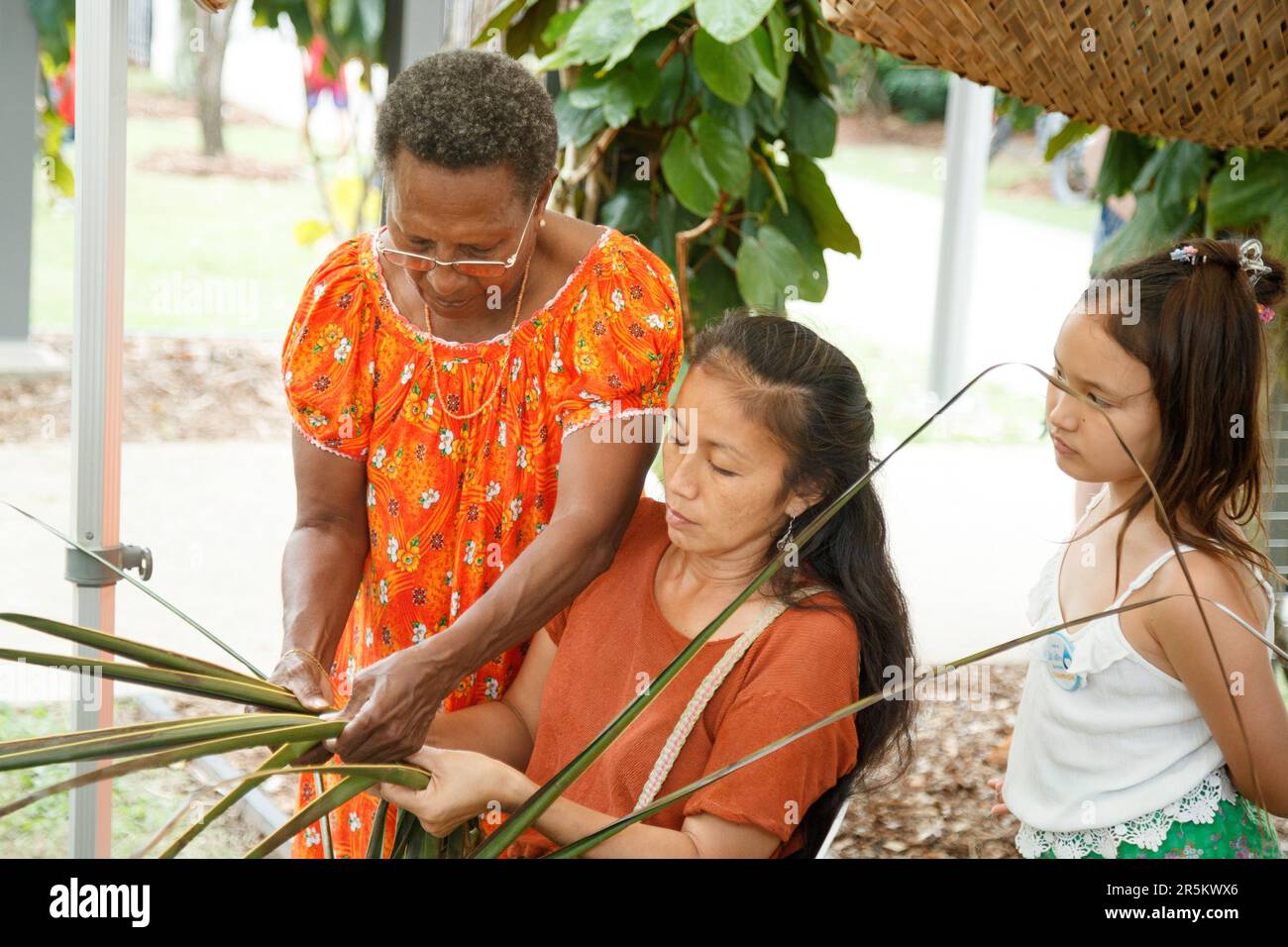 Cairns, Australia. 04th June, 2023. Attendees take part in a basket ...