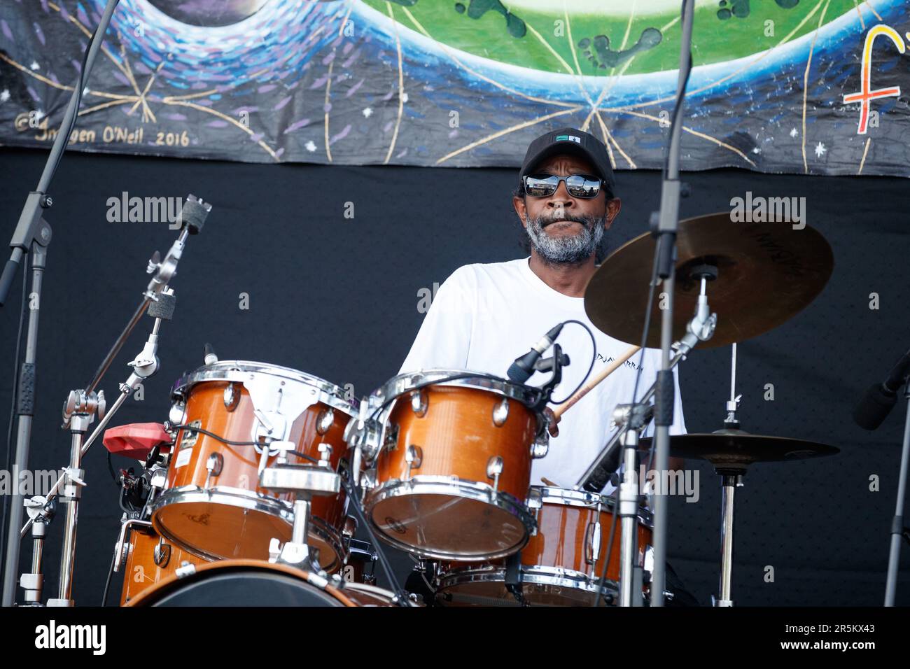 Cairns, Australia. 04th June, 2023. Reggae band Koahlition performs at ...