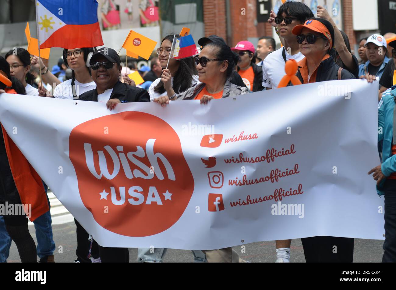 New York City, United States. 4th June, 2023. The Wish USA marches way ...