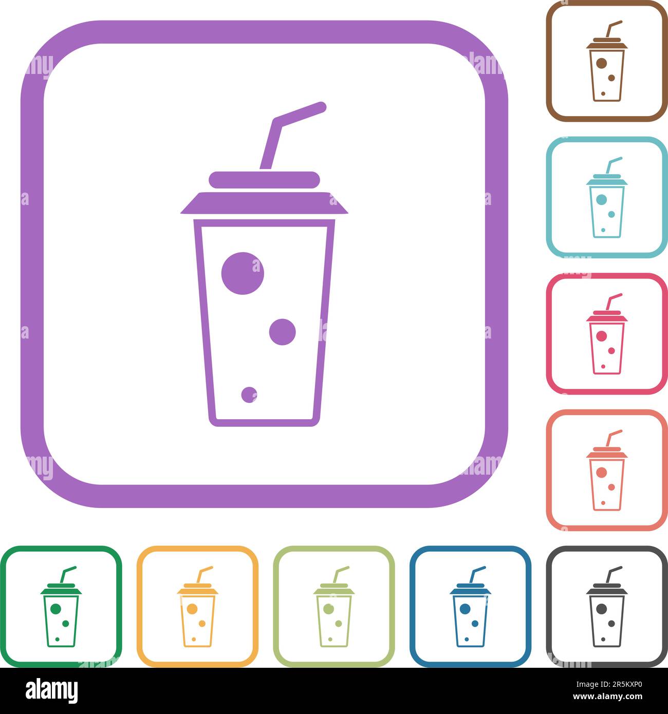 Straw frames Stock Vector Images - Alamy