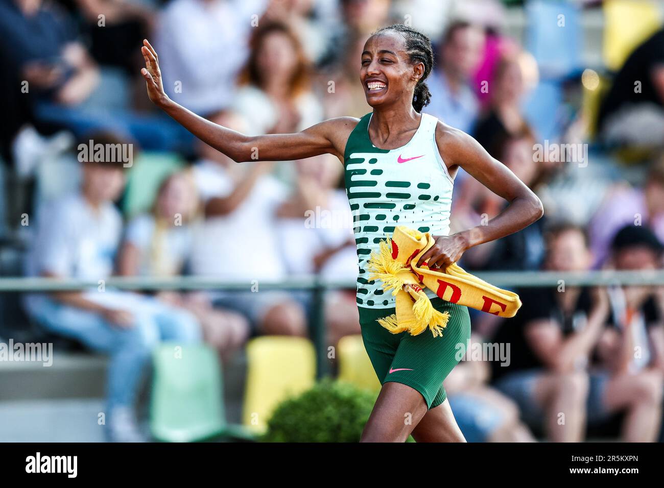 HENGELO - Sifan Hassan in action during the 1500 meters at the 42nd ...
