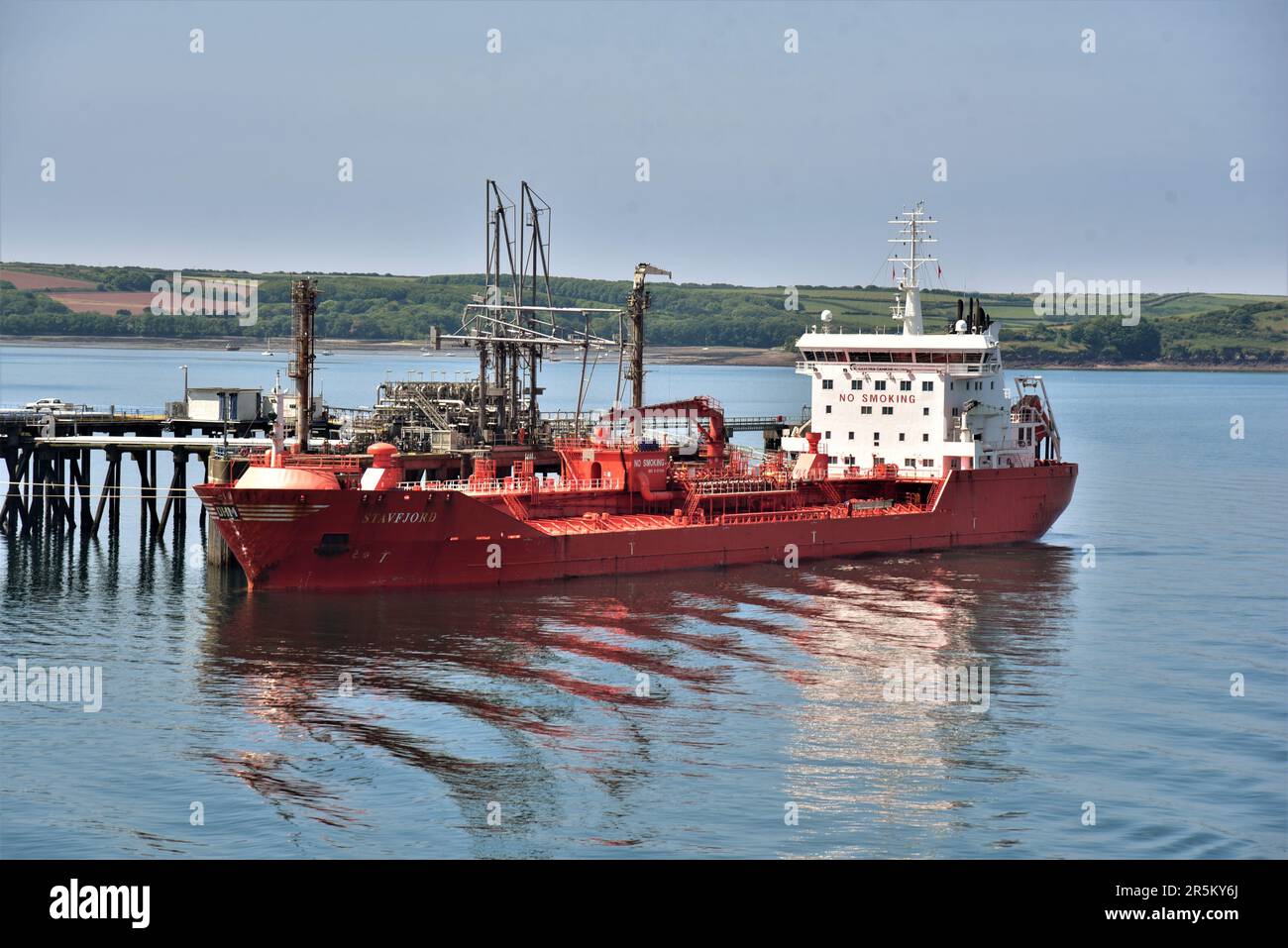 Pictures show the oil tanker EKEN and the oil and chemical tanker ...
