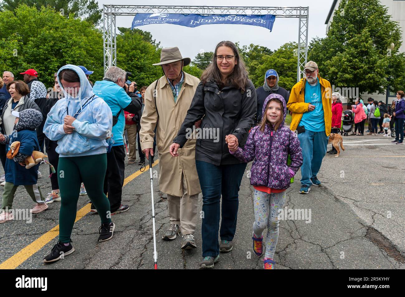 Carroll Center for the Blind Walk for Independence 2023 Stock Photo - Alamy