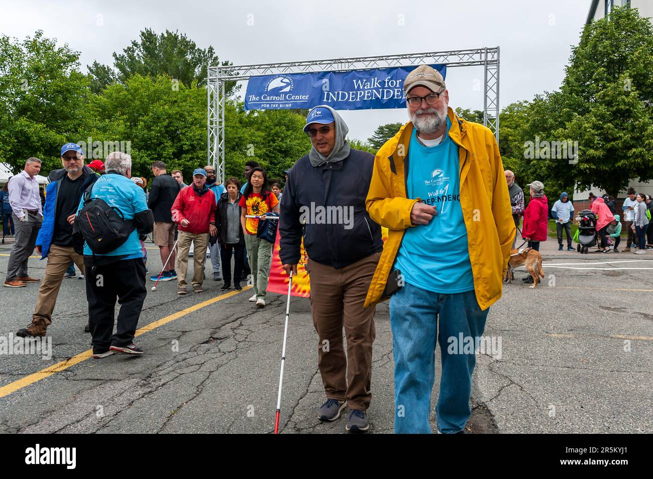 Carroll Center for the Blind Walk for Independence 2023 Stock Photo - Alamy