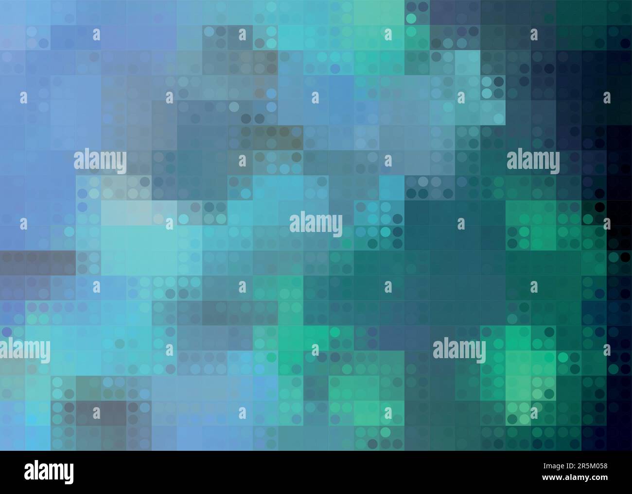 Abstract background pixel reflection of branches in water / Abstract ...