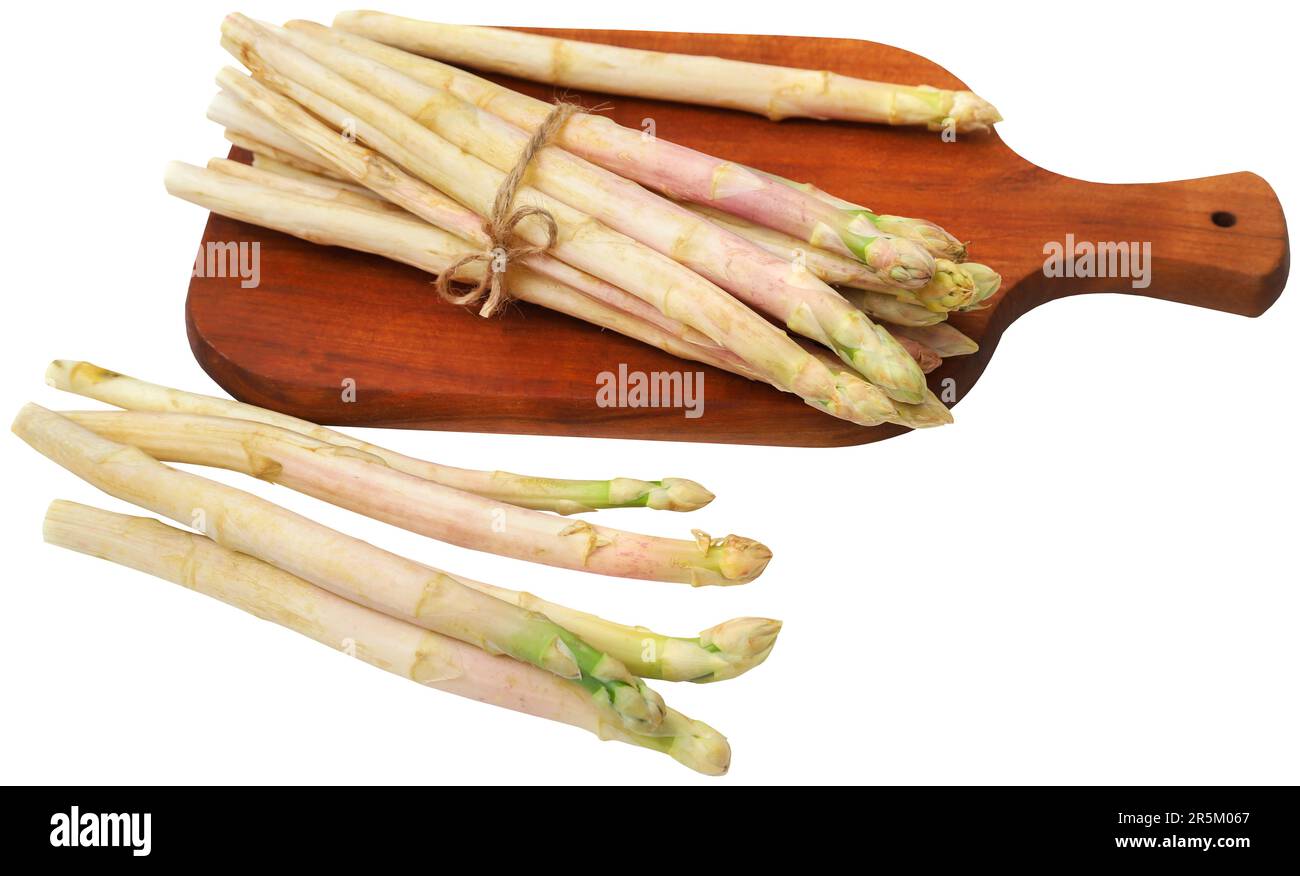 German White Asparagus fresh and organic Stock Photo - Alamy
