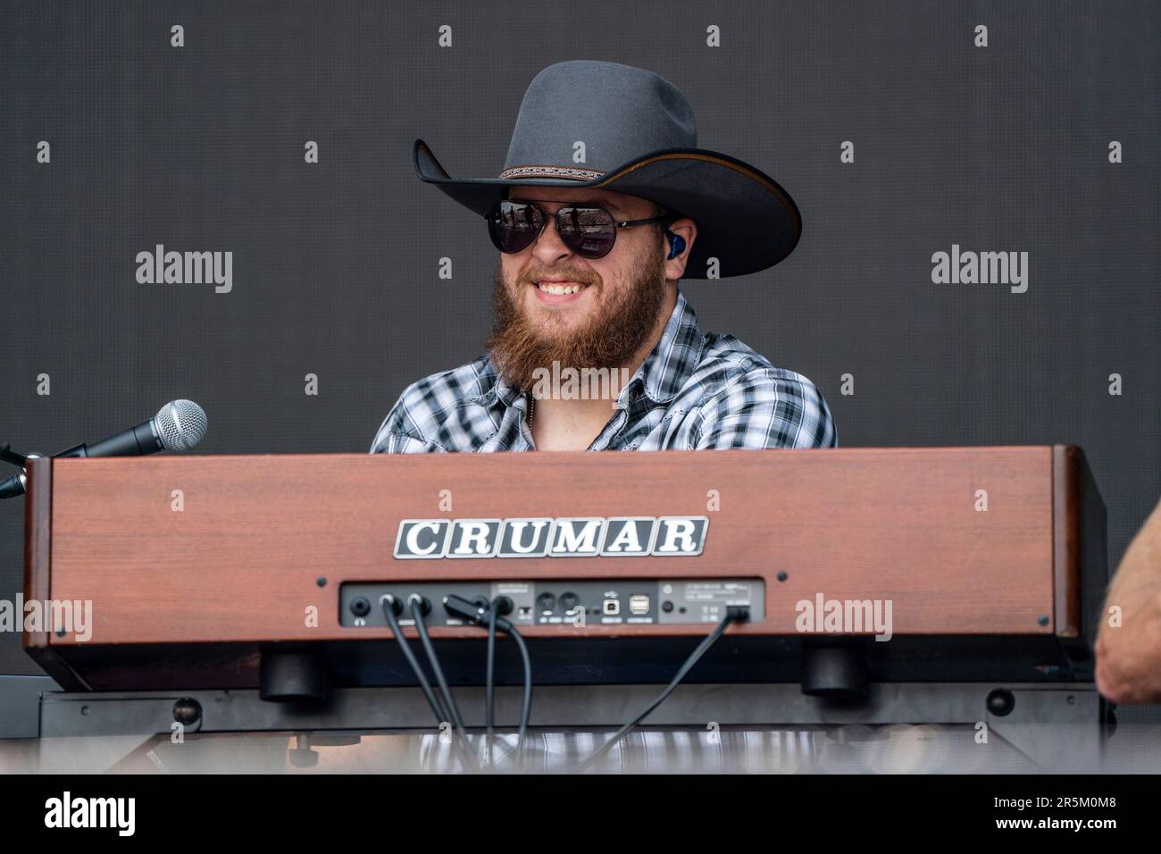 Tim Hall of 49 Winchester performs at Railbird Music Festival on Sunday ...