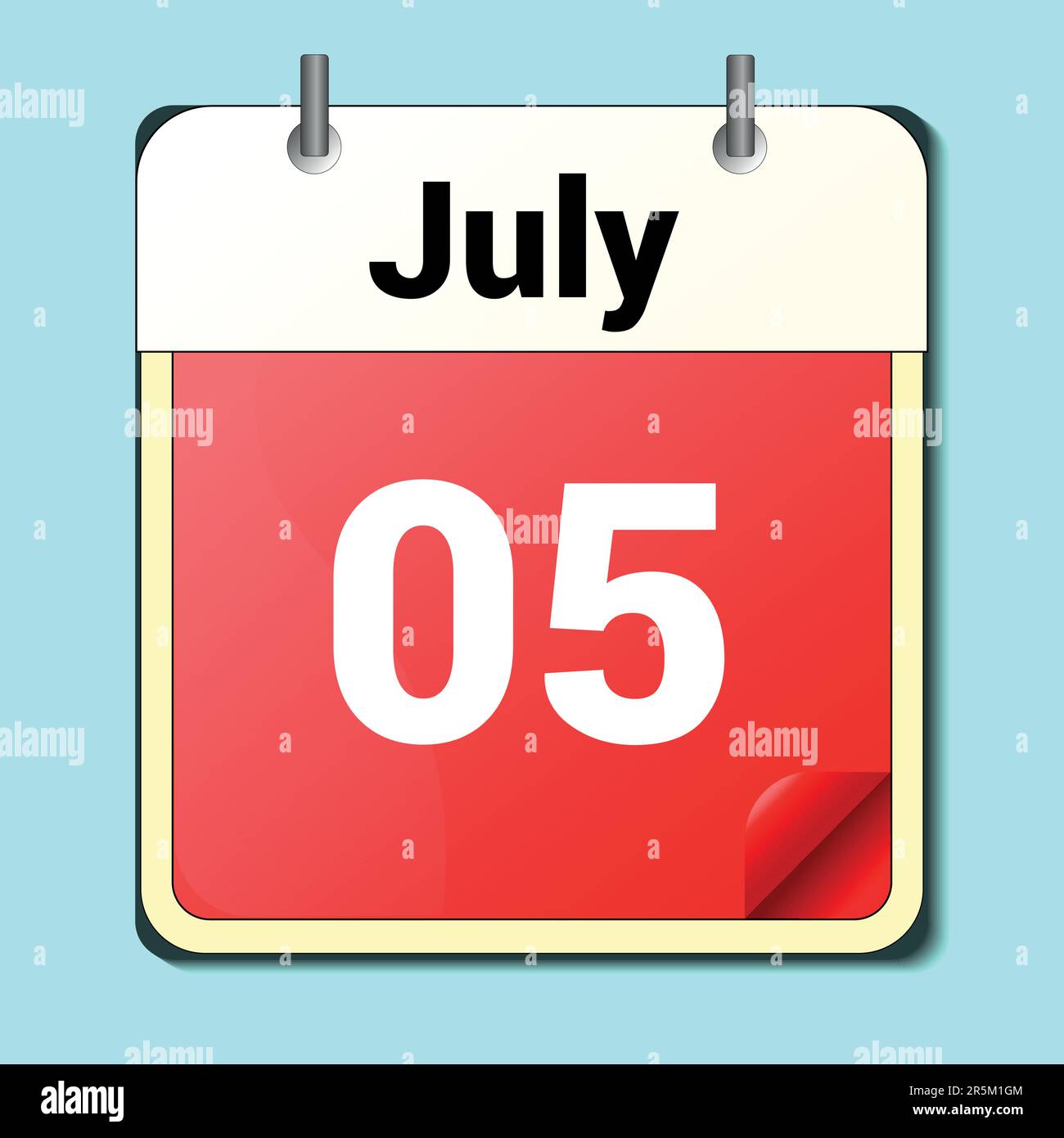 Wall calendar june 05 hi-res stock photography and images - Alamy