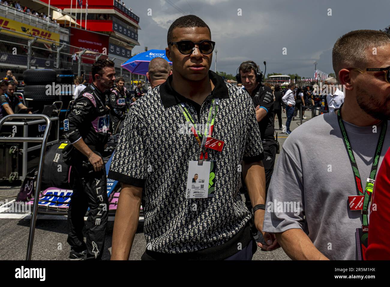 Monaco - 04-06-2023, Circuit de Monaco, Kylian Mbappe at the Formula 1 ...
