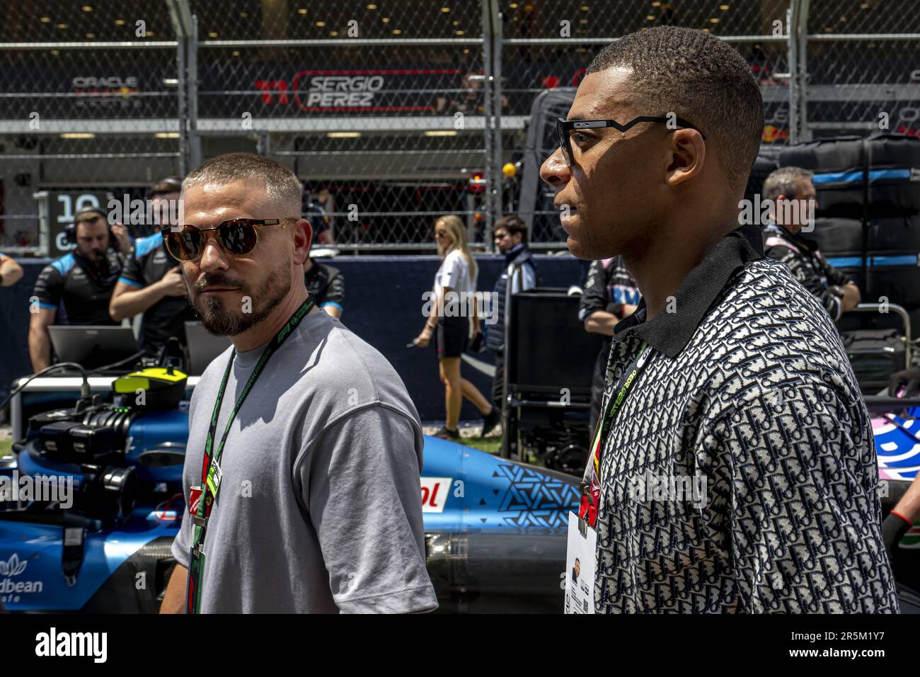 Monaco - 04-06-2023, Circuit de Monaco, Kylian Mbappe at the Formula 1 ...