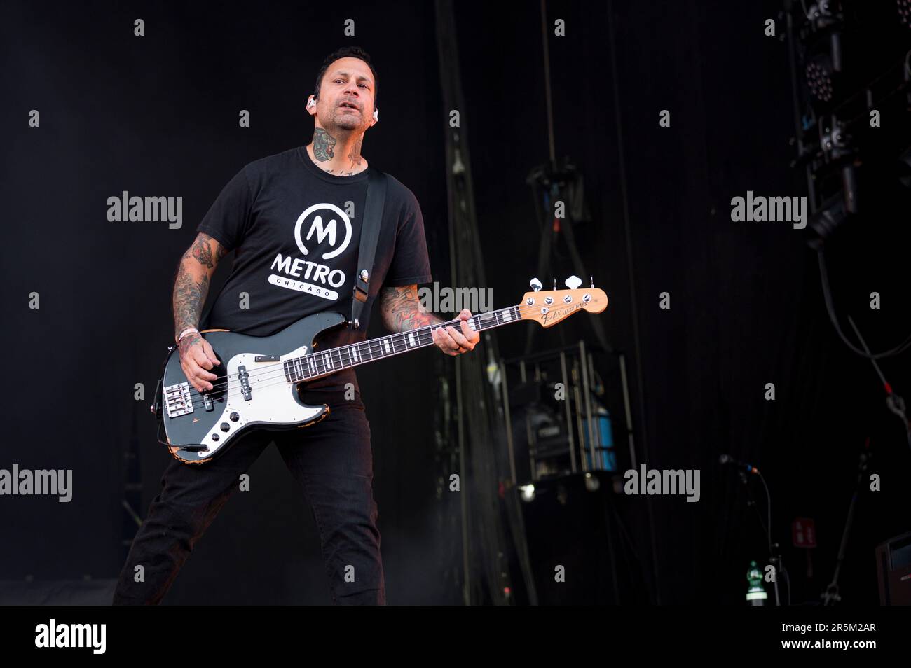 Joe principe bassist for rise against hi-res stock photography and ...