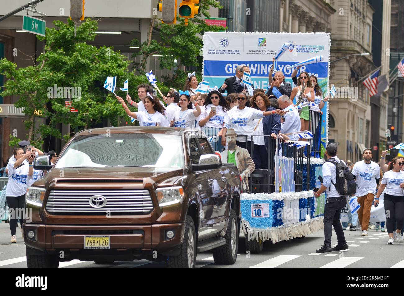 New York City, United States. 4th June, 2023. Parade float is seen ...