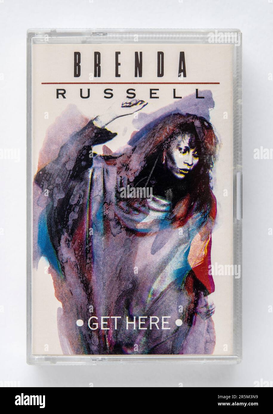 Audio cassette of Get Here, the fourth studio album by Brenda Russell, which was released in ...