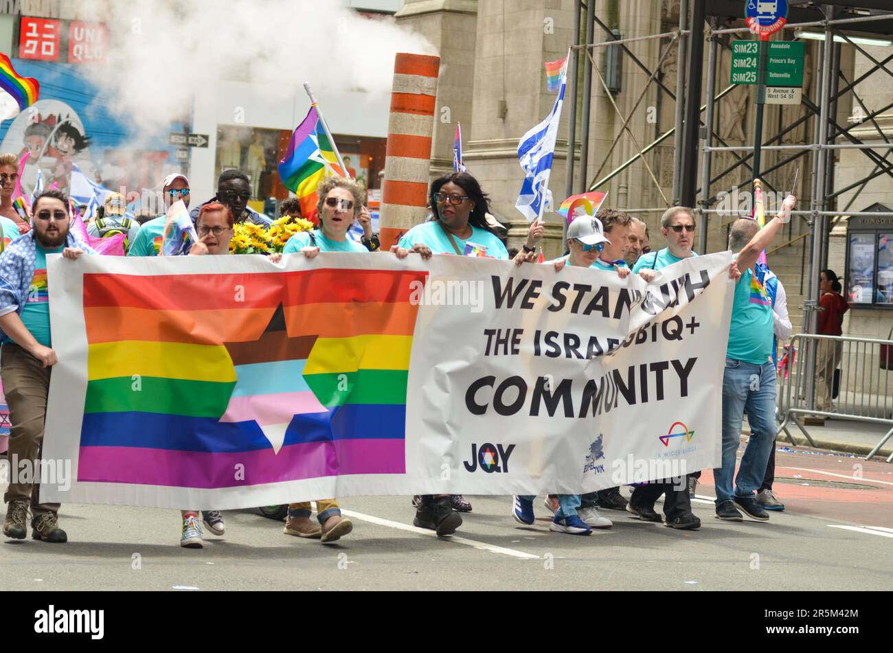 New York City, United States. 4th June, 2023. LGBTQ community marches ...