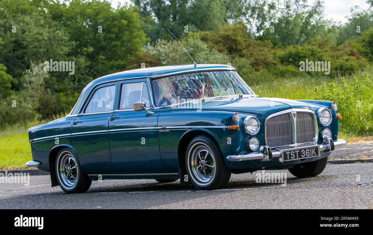 Stony Stratford,UK - June 4th 2023: 1972 ROVER P5 classic car ...
