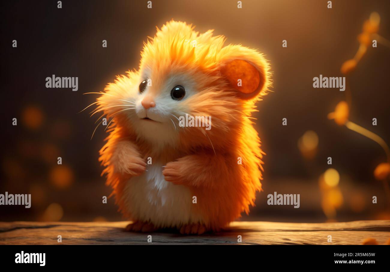 Fluffy the hamster hi-res stock photography and images - Alamy