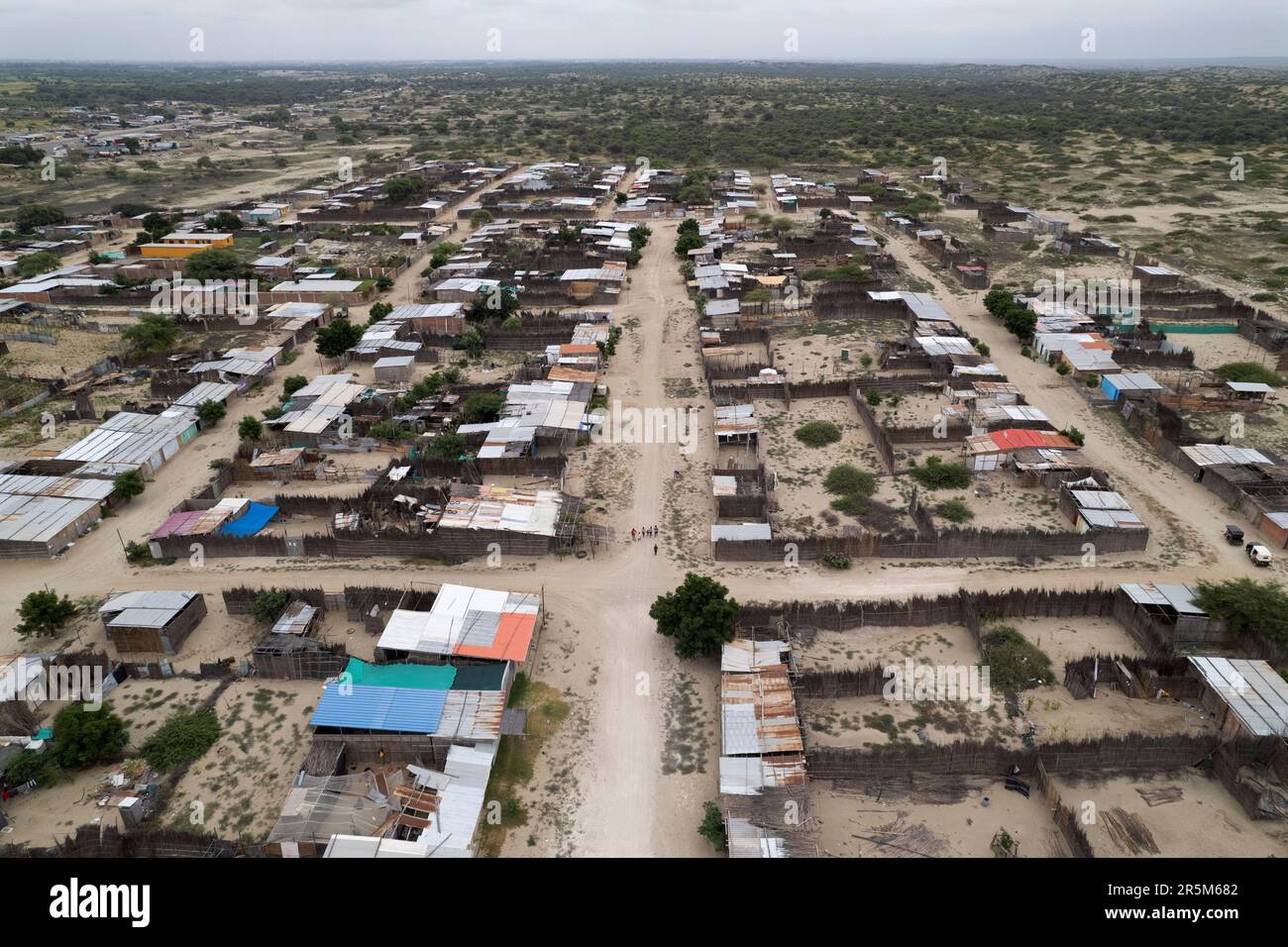 View of the San Pablo low-income neighborhood in Piura, Peru, Sunday ...