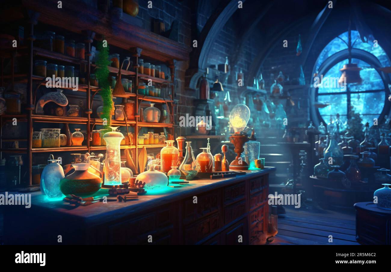 Fantasy medieval concept illustration hi-res stock photography and ...