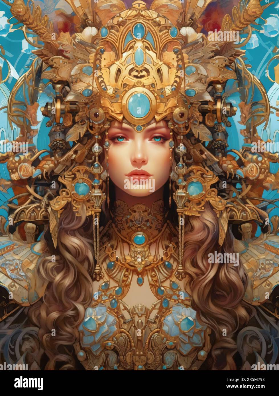 Golden filigree armor hi-res stock photography and images - Alamy