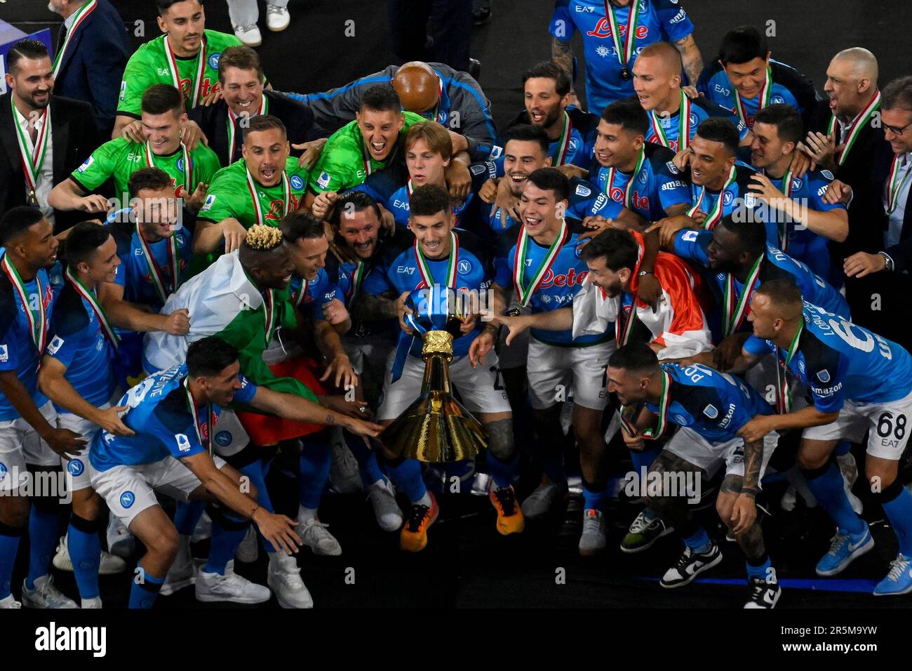Naples, Italy. 04th June, 2023. Giovanni Di Lorenzo of SSC Napoli holds ...