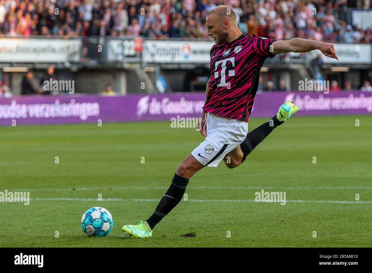 Rotterdam, Netherlands. 04th June, 2023. ROTTERDAM, NETHERLANDS - JUNE 4: Mike van der Hoorn of ...